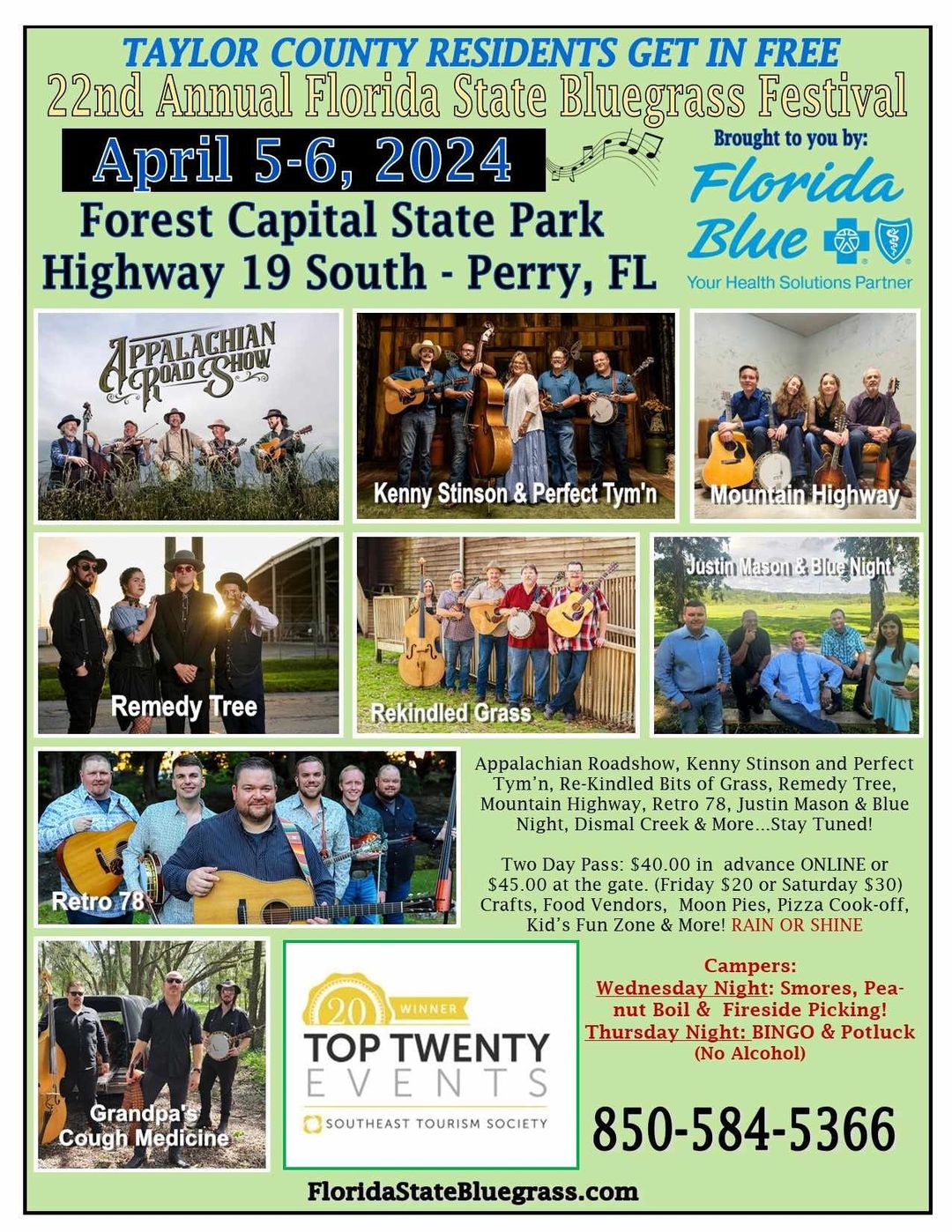 22nd Annual Florida State Bluegrass Festival - Visit Natural North Florida